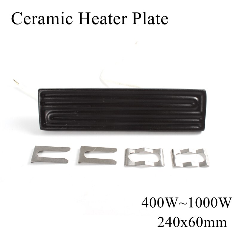 1pc/lot 240x60mm 400~1000W Ceramic Heater Plate In... – Grandado
