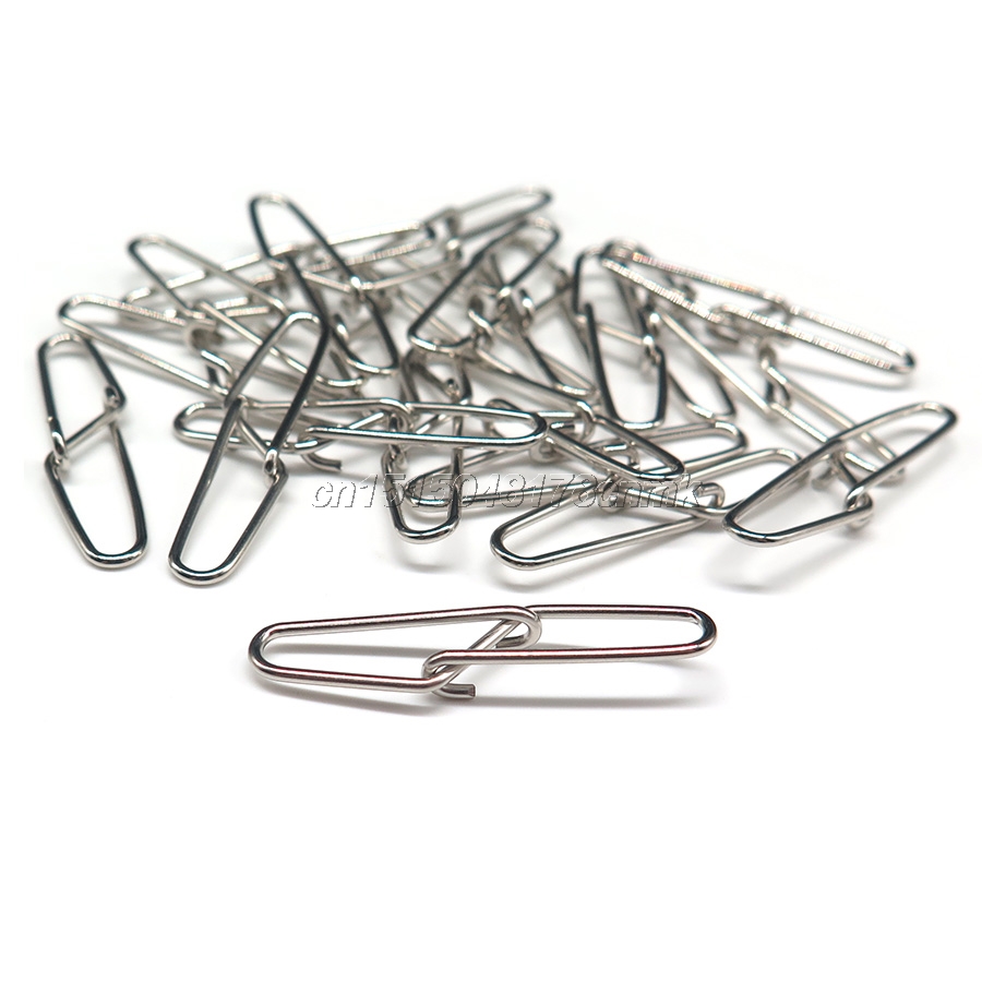 100pcs/lot double lock Fishing snaps barrel Swivel... – Grandado