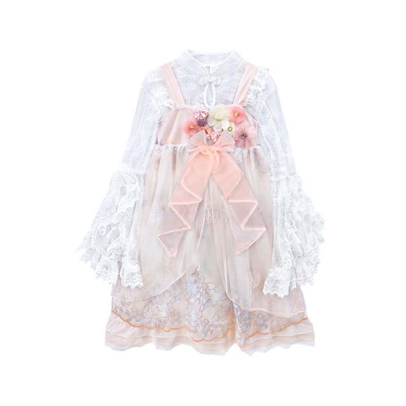 Chinese style Lolita sweet jsk suspender dress Cos... – Grandado