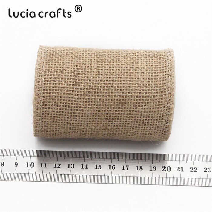 Lucia crafts 2y/lot 4/5/8/10cm Jute Burlap Ribbons... – Grandado