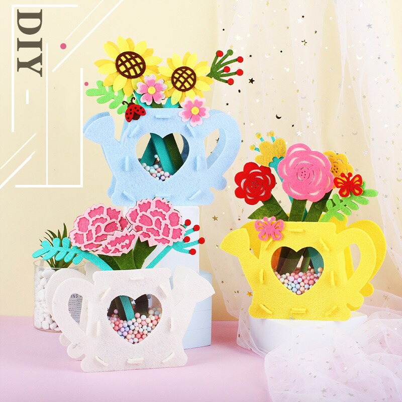 1Pc DIY Handmade Handcraft Bouquet Potted Plants K... – Grandado