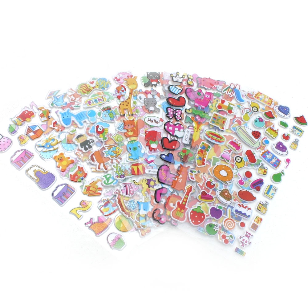10Pcs no-repeat DIY Toys Stickers PVC For Kids pia... – Grandado