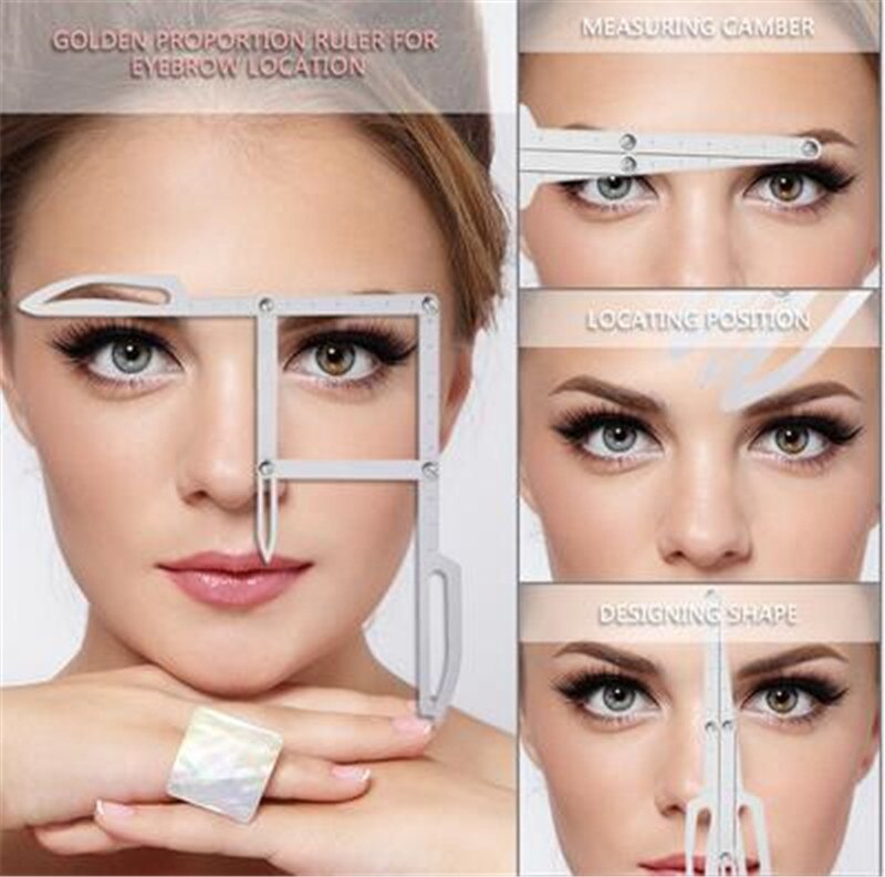 Stainess Steel Eyebrow Positioning Measurement Rul... – Grandado