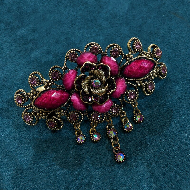 Muylinda Women Retro Resin Peony Flower Hair Barre... – Grandado