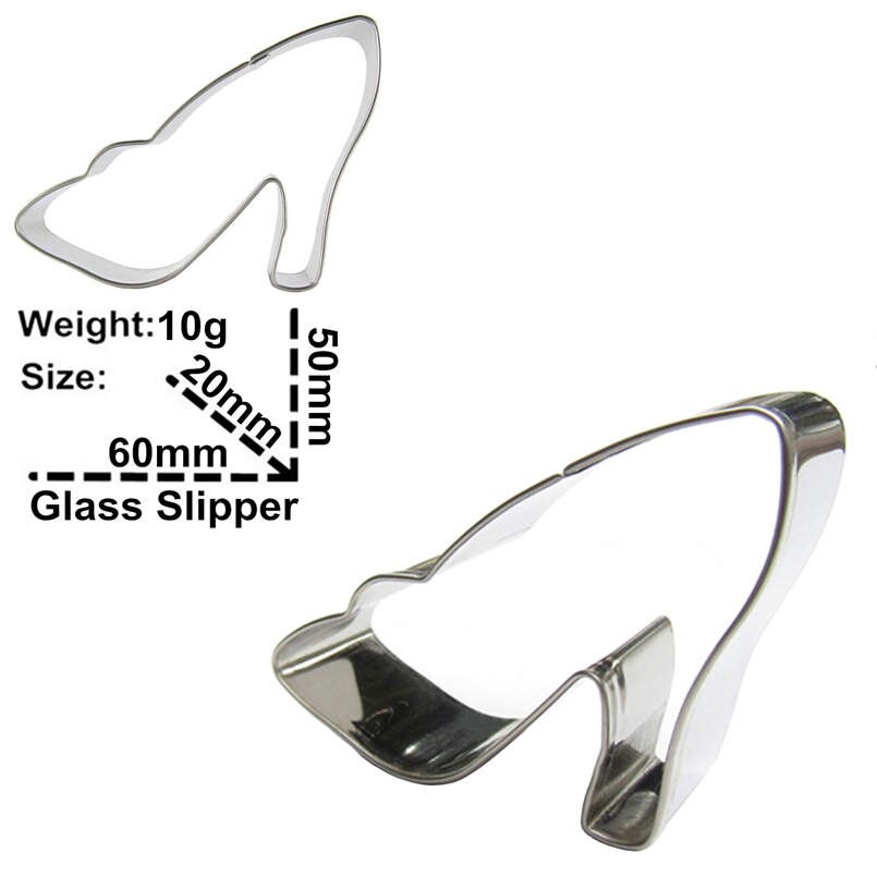 Glass Slipper 4 piece biscuit cutting molds, bakin... – Grandado