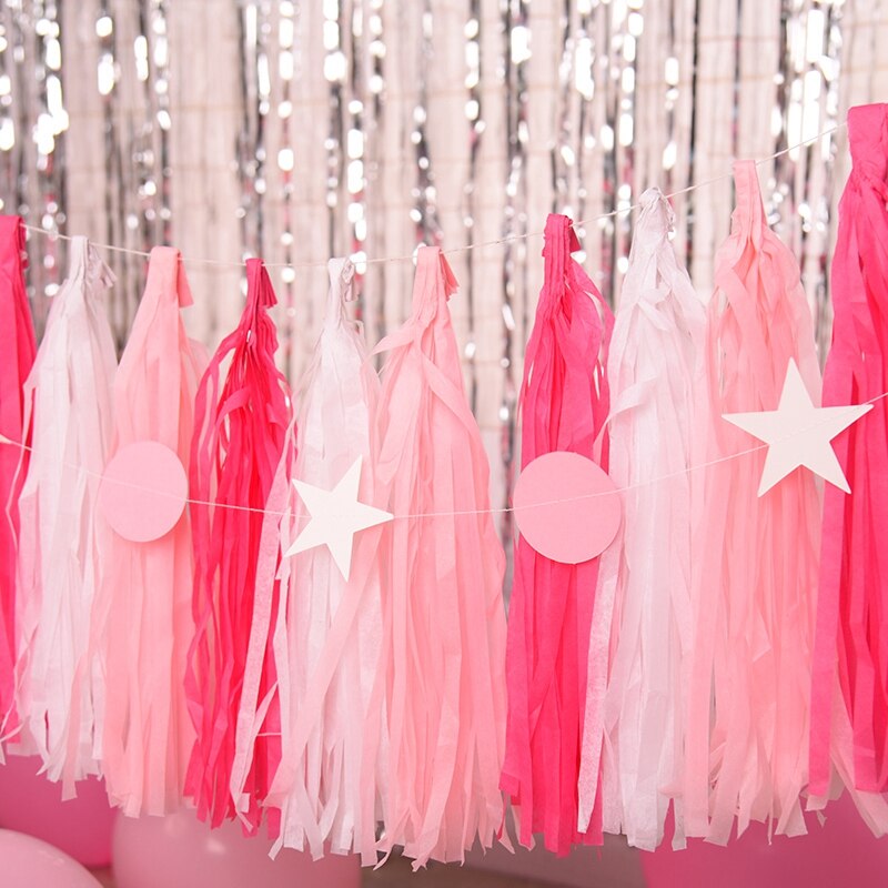 DIY Paper Crafts Colorful Paper Tassel Estive Wedd... – Vicedeal