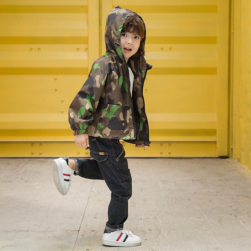 Winter Boy's Bomber Jackets Babys Army Outwear Cam... – Grandado