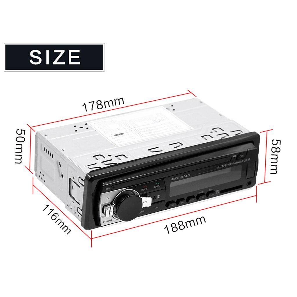 In-Dash FM MP3 Player Bluetooth Car Stereo Digital... – Vicedeal