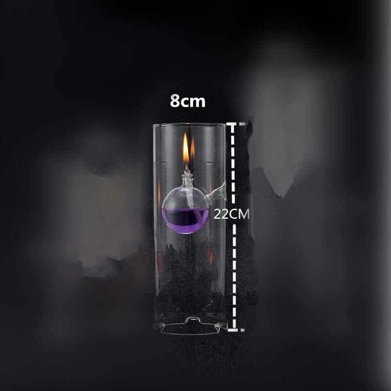 Height=22cm Middle Size Beautiful Cylinder Glass O... – Grandado