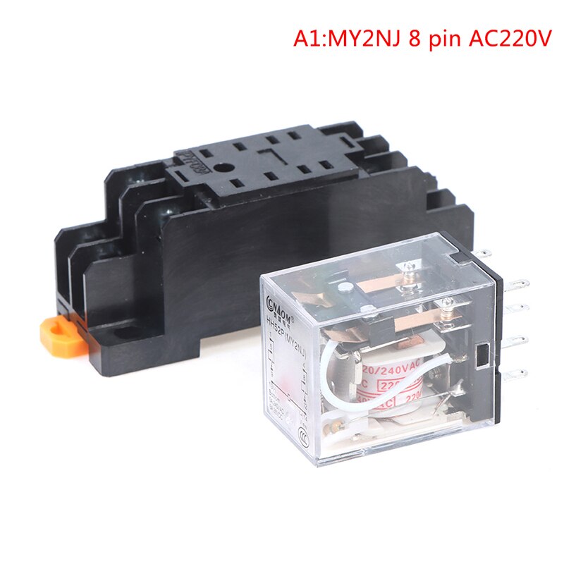 1pcs Relay LY2NJ Coil DC12V/24V AC110V/220V HH62P ... – Grandado
