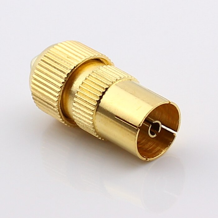 Gold Plated PAL feMale Jack TV Aerial Connector RF... – Grandado