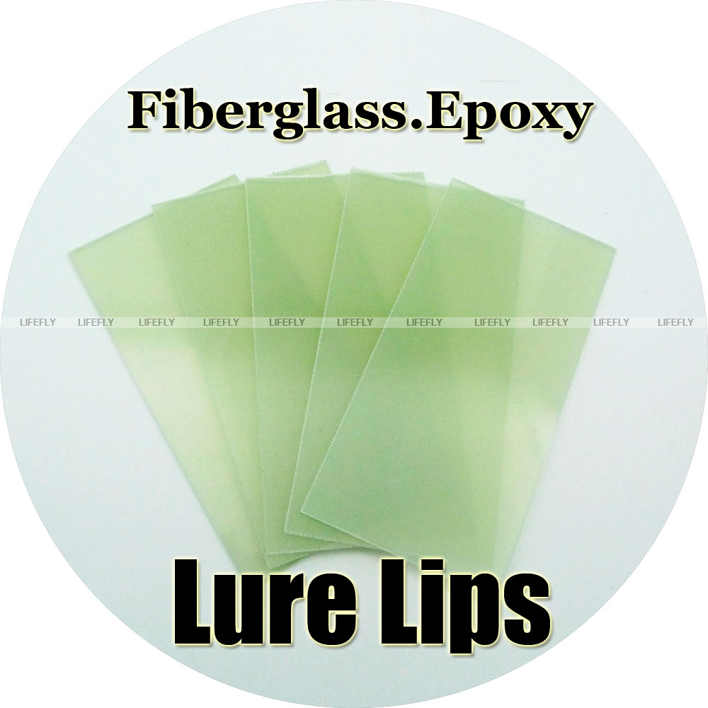 Pick Size / Fiberglass Epoxy Lure Lips, 5pcs, Cran... – Grandado