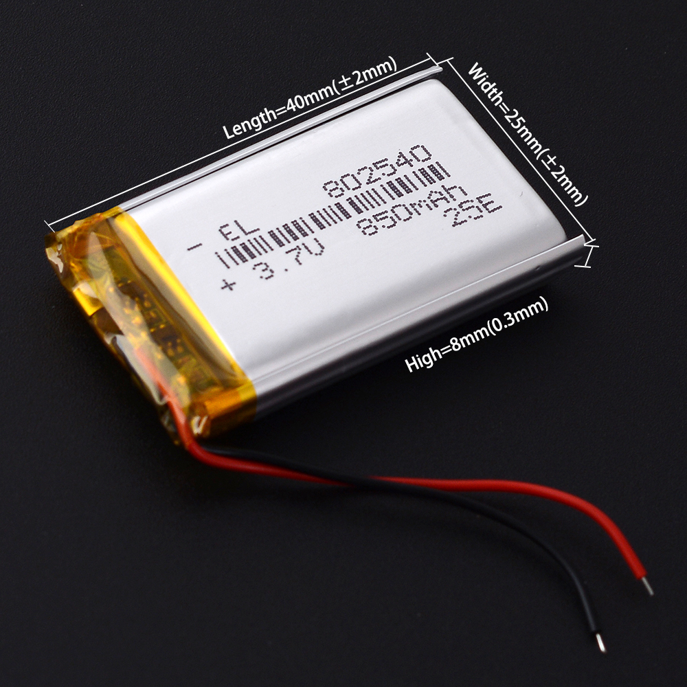 3.7V Lipo Li Polymer Lithium Rechargeable Battery ... – Grandado