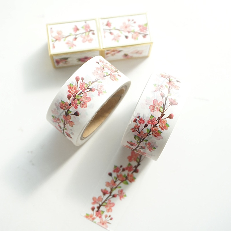 Early Sakura Tree Washi Tape Adhesive Tape DIY Scr... – Grandado
