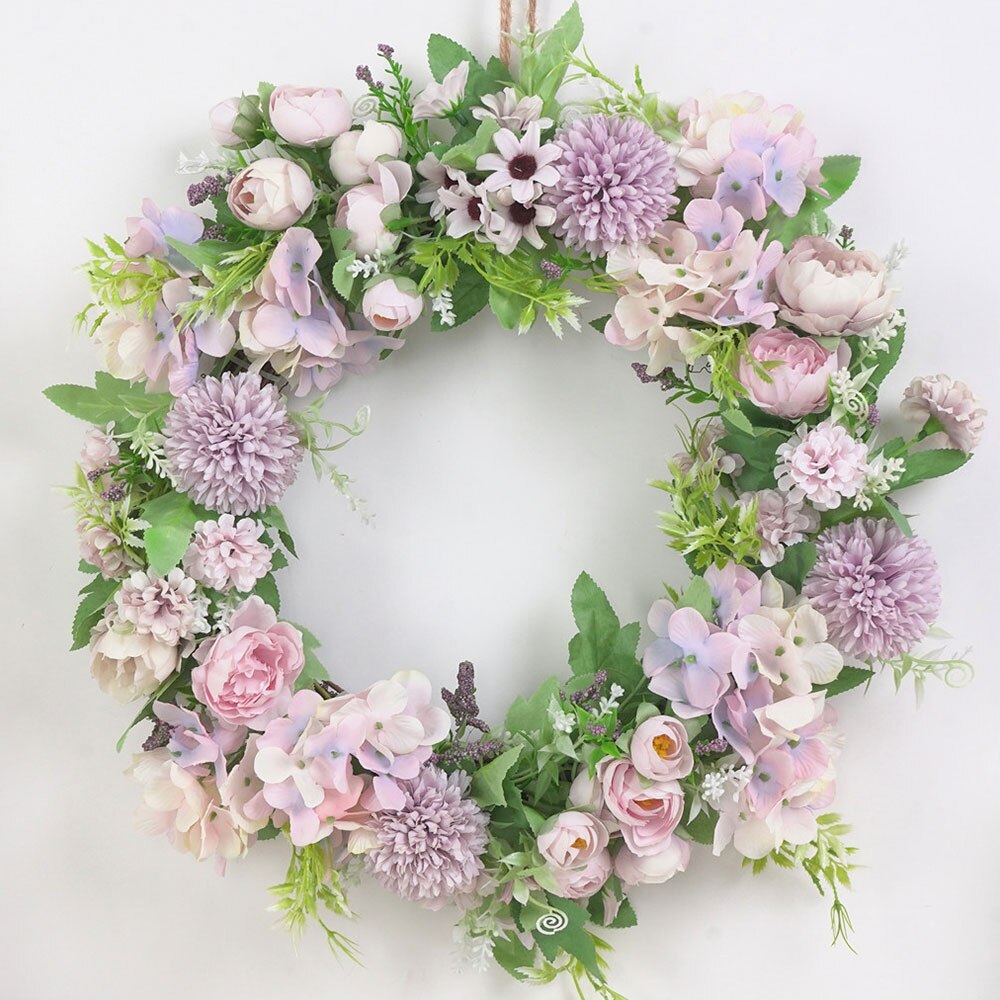 Peony Wreath Flower Wreath Front Door Fall Wreath ... – Grandado