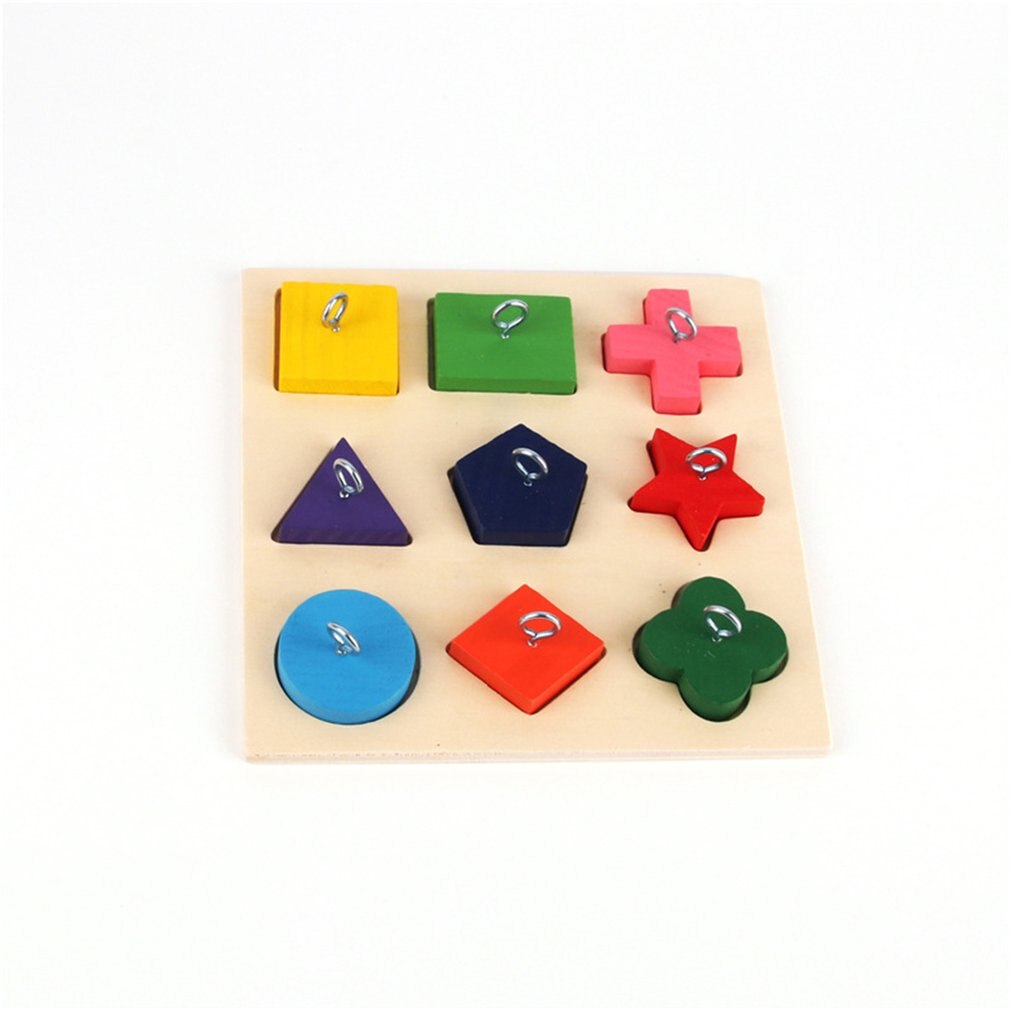 9 Rooster Kleur Houten Blok Educatief Speelgoed Pa... – Grandado