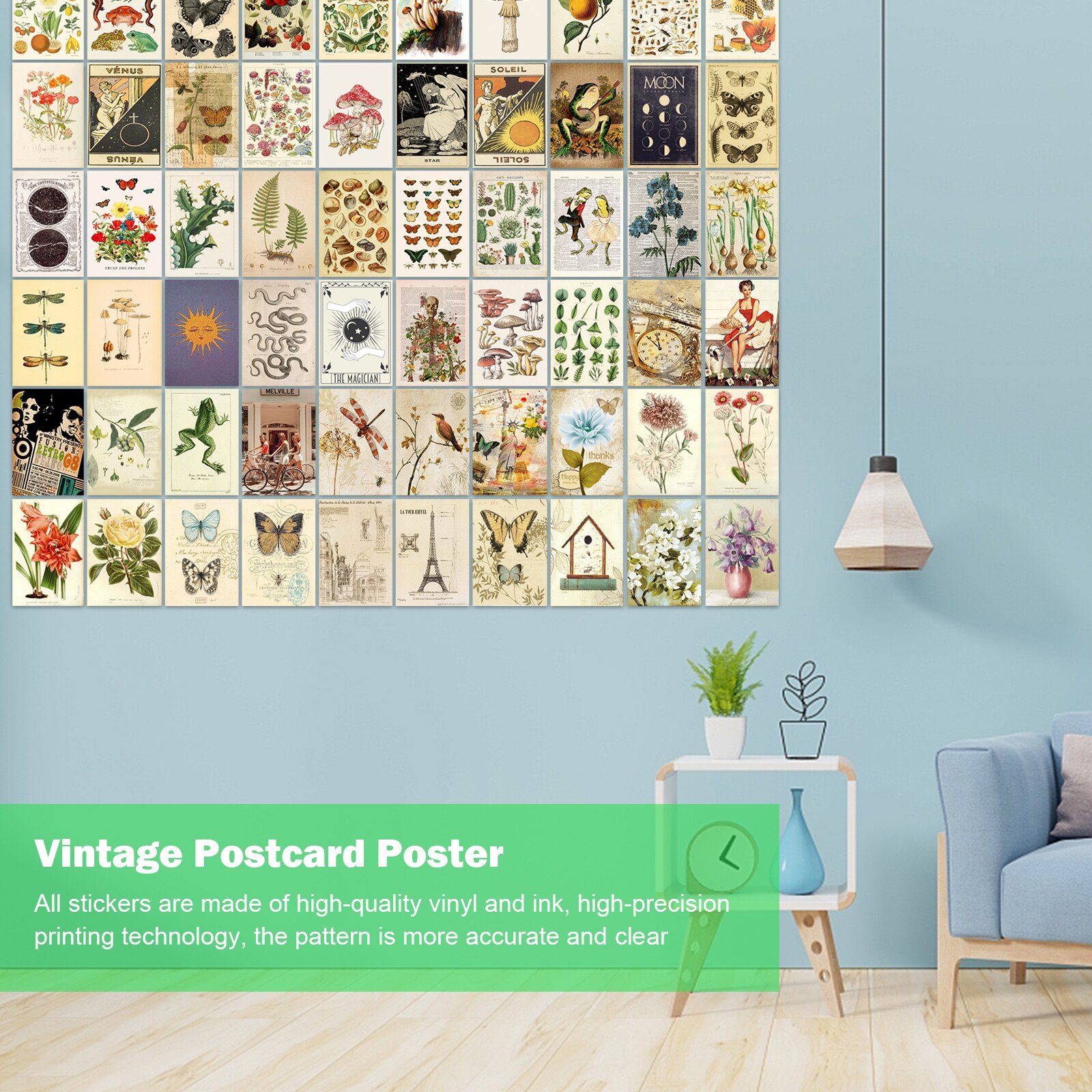 70pcs Wall Poster Postcard Set Decorations for Bed... – Grandado