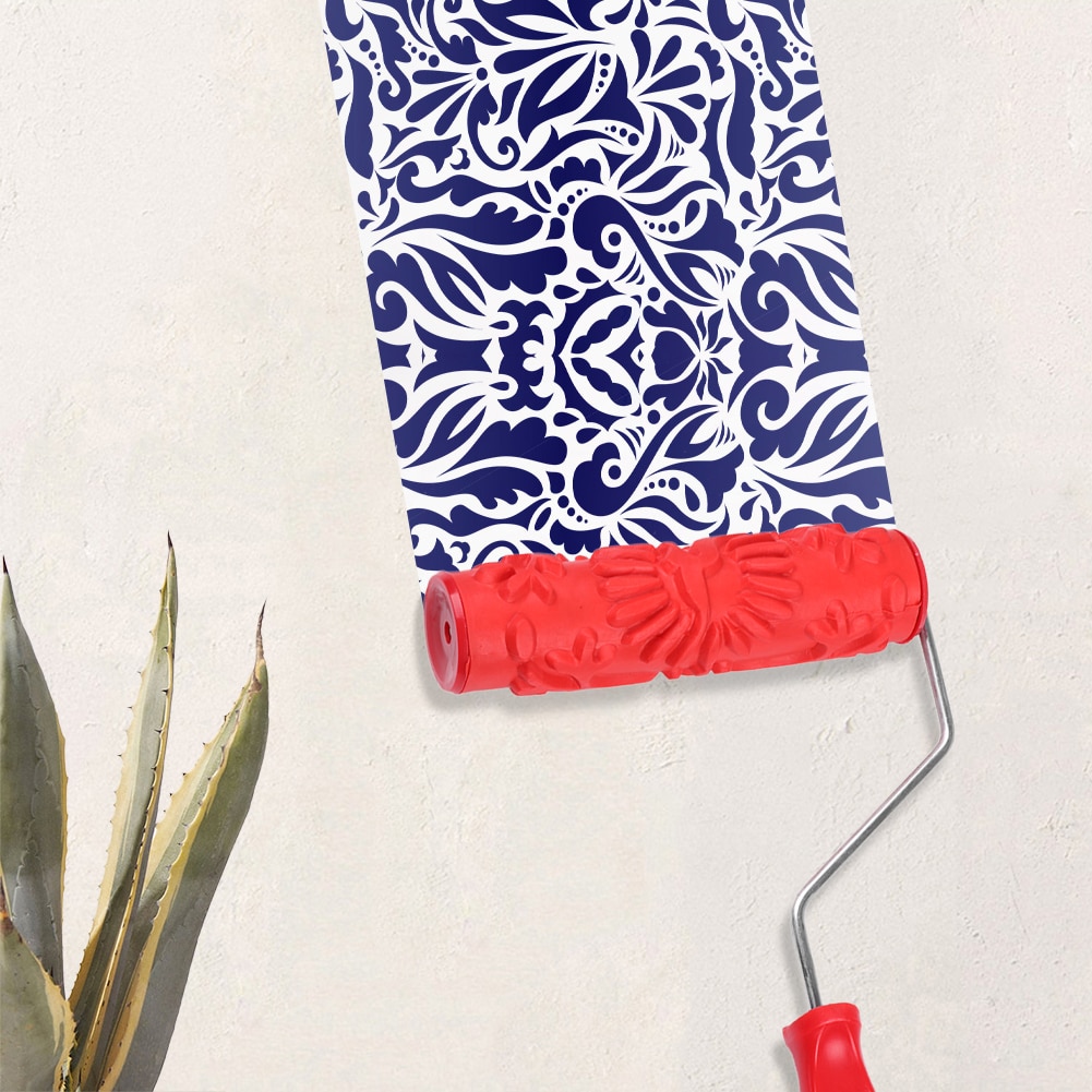 1pcs Embossed Paint Roller Sleeve Wall Texture Ste... – Grandado