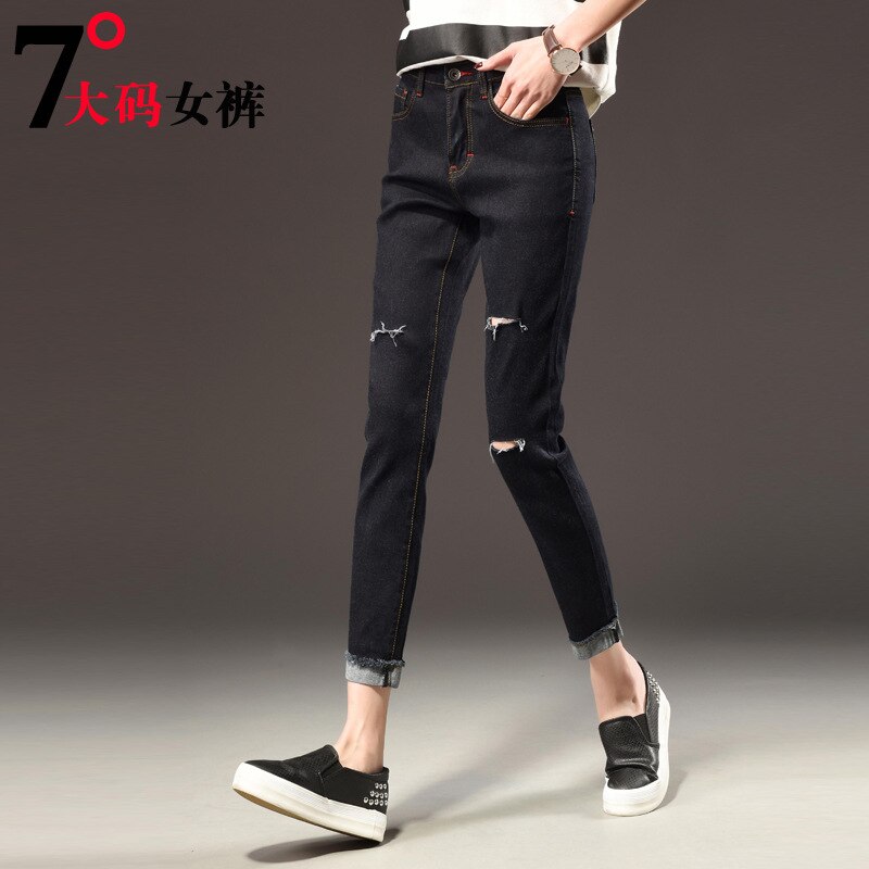 TUHAO 7XL 6XL 5XL PLUS SIZE Jeans Female Denim Pan... – Grandado