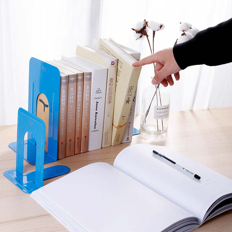 2Pcs 6 In Metalen Boekensteunen Classificatie Book... – Vicedeal