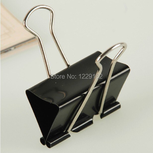(12pcs/pack)32mm black paper clip bill clip metal ... – Vicedeal