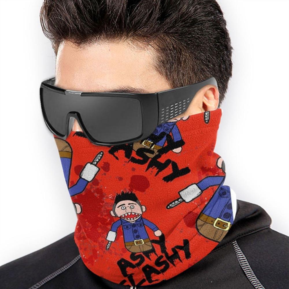 Ashy Slashy 3D Bandana Face Neck Warmer Soft Fleec... – Grandado