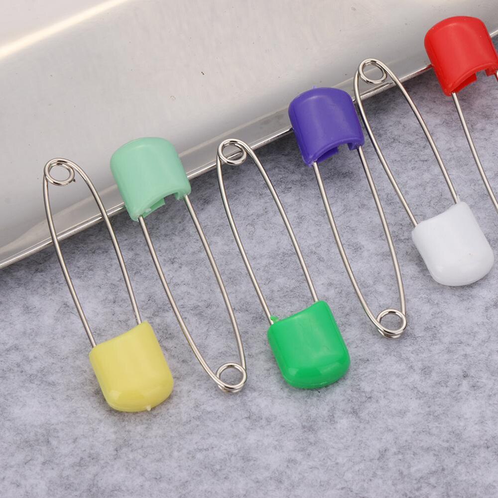 10Pcs Stainless Steel Safety Pin Infant Kids Cloth... – Grandado