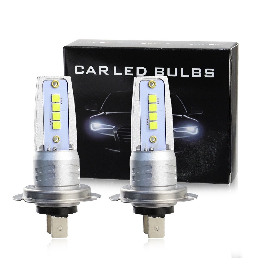 2 st led dimljus 6500k vita h7 led 16w bil dimlju... – Vicedeal