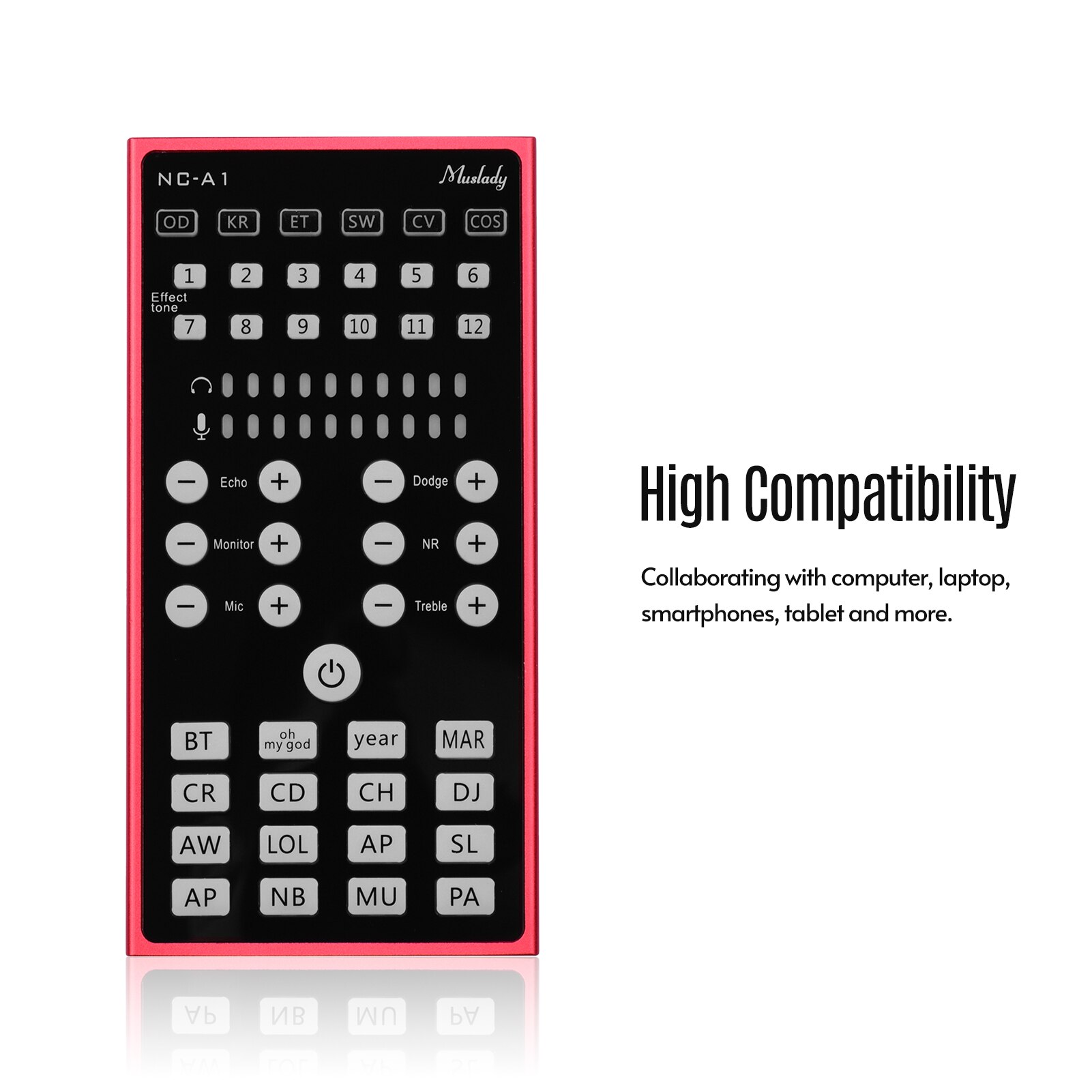 Muslady NC-A1 Mini Sound Mixer BT USB 3.5mm TRRS P... – Grandado