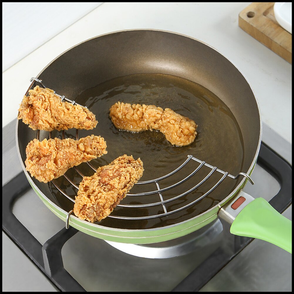 1PC Stainless Steel Oil Drain Frying Rack Fritters... – Vicedeal