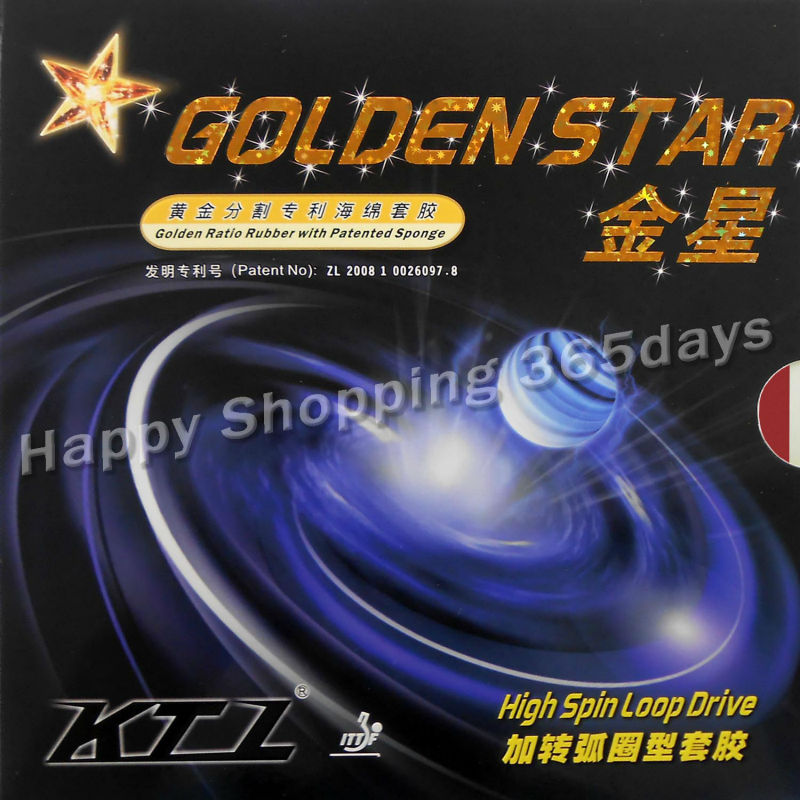 KTL GOLDEN STAR-Goma de pimpón con esponja para te... – Grandado