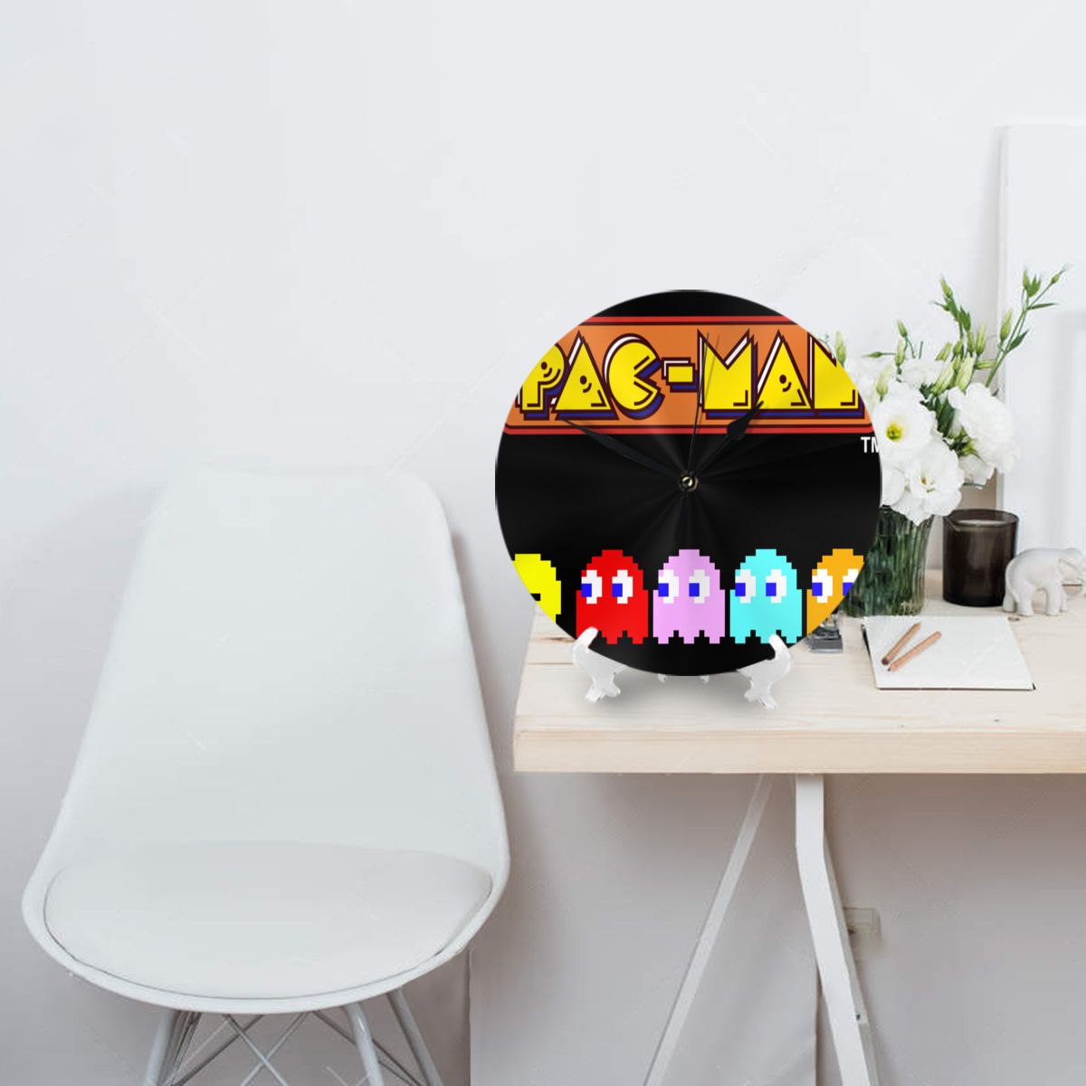 Pacman Game Over 3 Watches Wall Decor Room Wall Cl... – Grandado