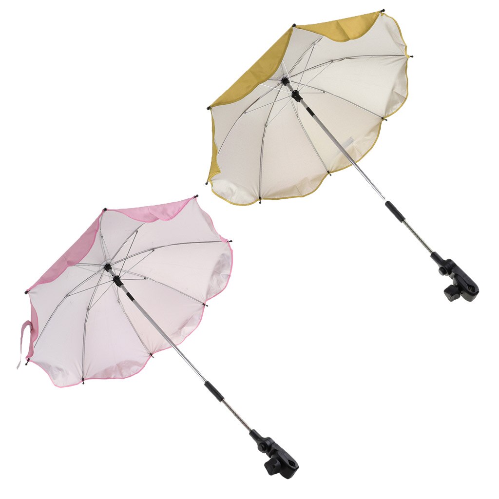 2x Sun and Rain Canopy Umbrella Outdoor Beach Para... – Grandado