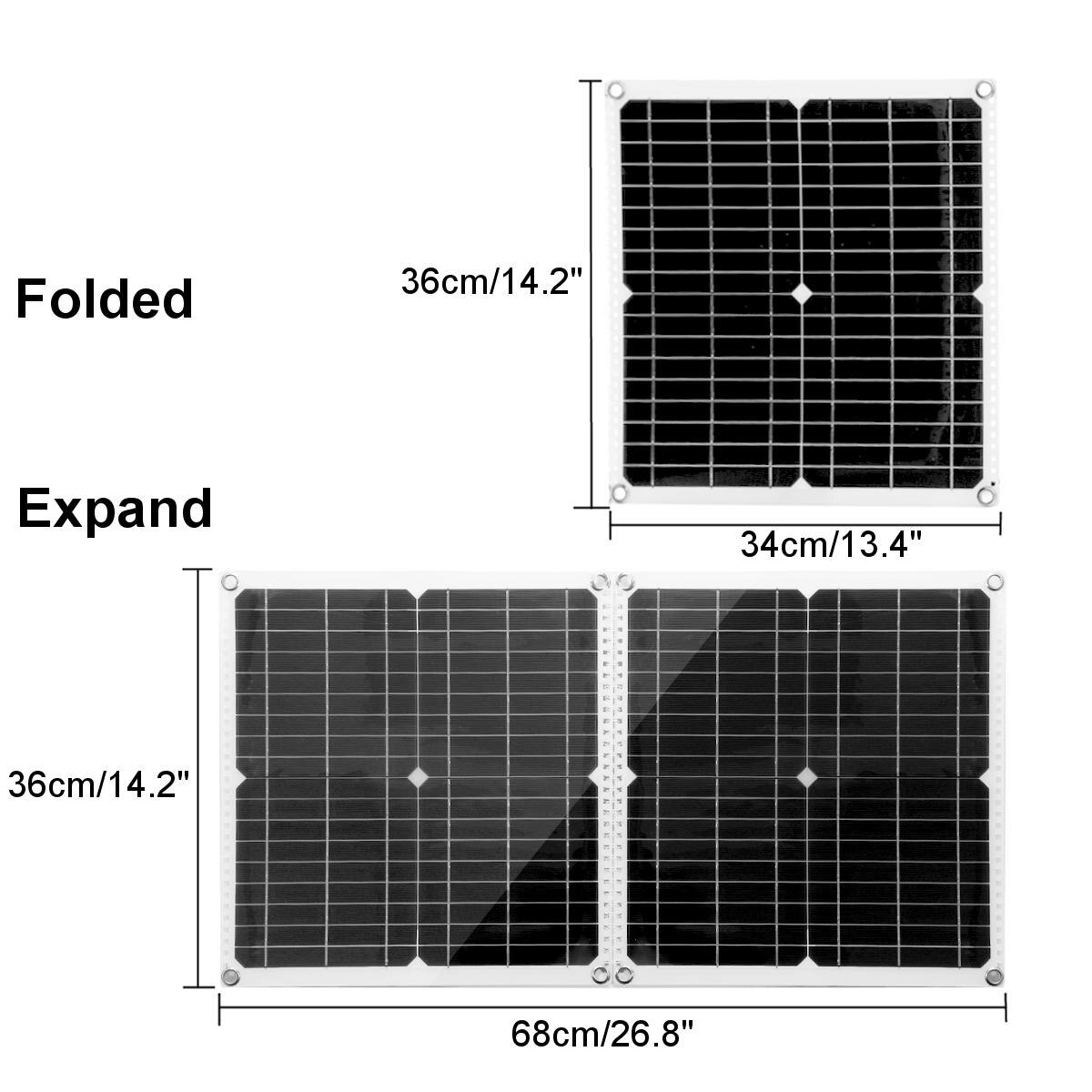 60W 18V Mono Solar Panel Kit Flexible Solar Charge... – Grandado