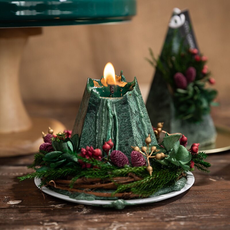 2pcs Nordic Geometric Cone Scented Pyramid Shape C... – Grandado