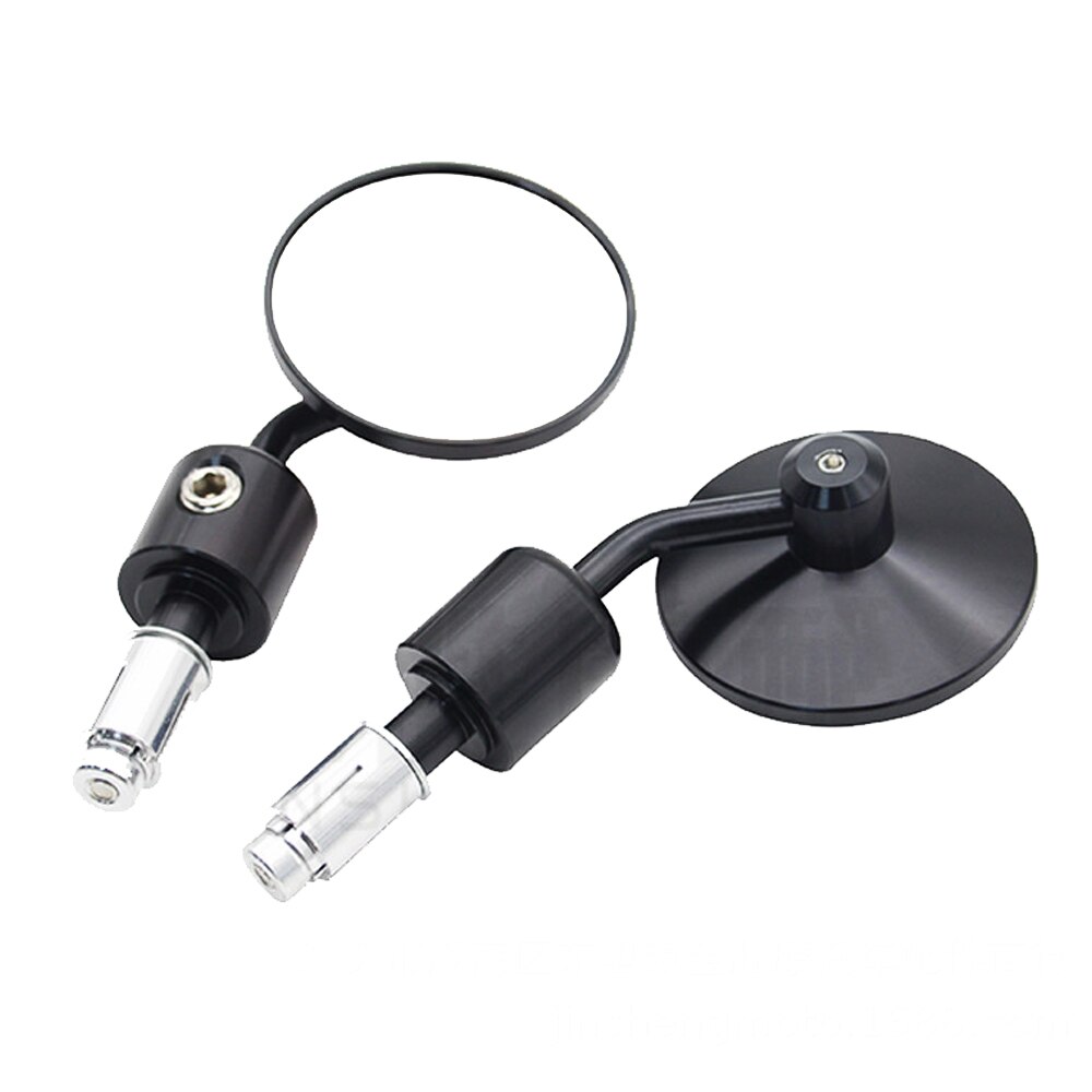 Motorcycle Rear View Rearview Mirrors Round Handle... – Grandado