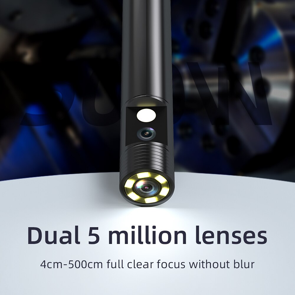 Dual Lens Borescope Wifi Endoscoop Camera 8.0Mm Me... – Grandado