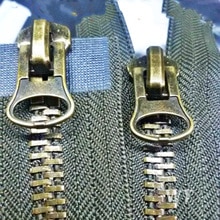 2 PCS/LOT HEAVY DUTY vintage Bronze Zipper Metal 2... – Grandado