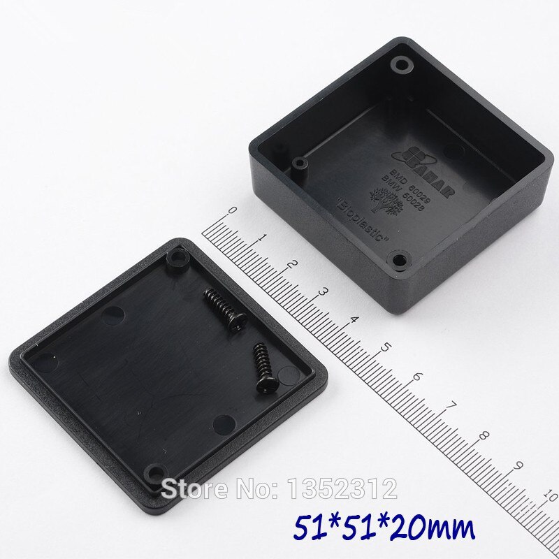 6 pcs/lot 51*51*20mm plastic enclosure ABS project... – Vicedeal