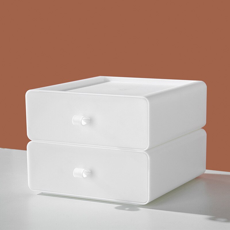 1 PCS Drawer Type Storage Box Office Desk Top Stac... – Vicedeal