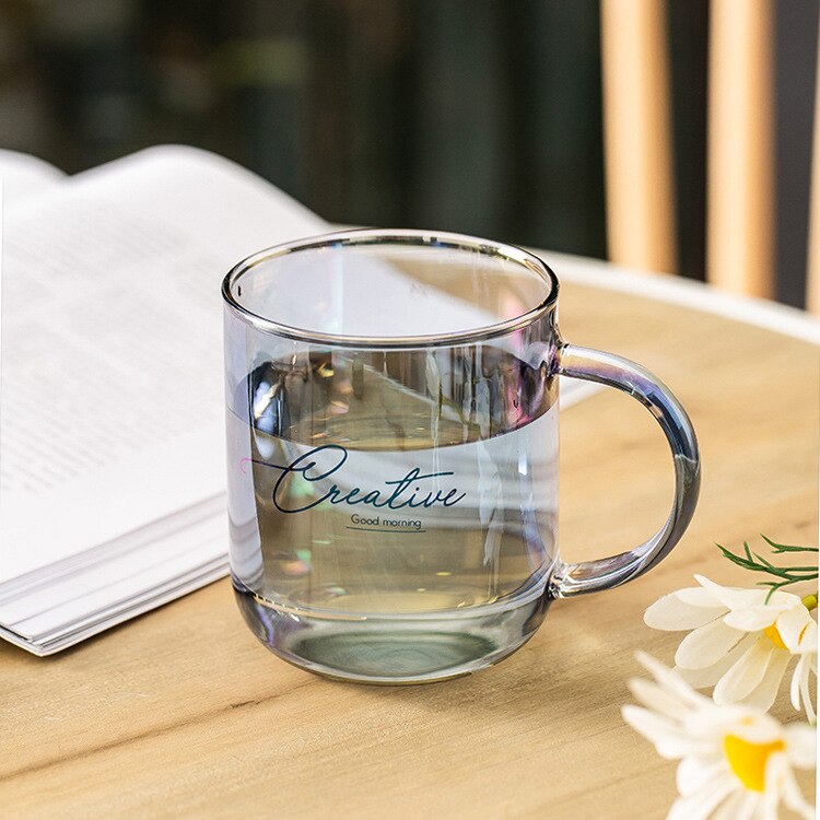 Set of 2-470ml thuis ochtend water glas beker top... – Grandado