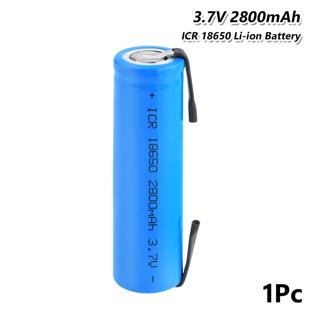 1-10Pcs 3.7v 2800 mah 18650 Lithium Rechargeable B... – Grandado
