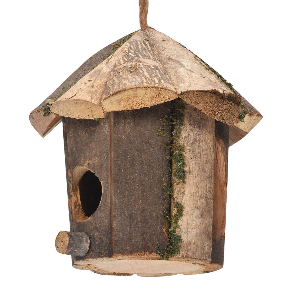 Outdoors Wooden Birdhouse Mini Resting Place for B... – Grandado