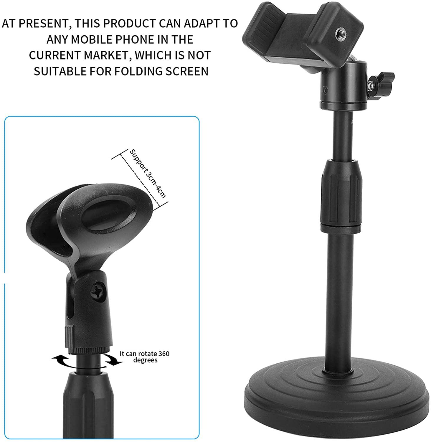 Desktop Microfoon Stand, Verbeterde Verstelbare Ta... – Grandado