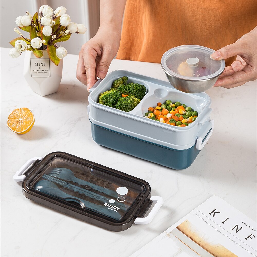 TUUTH Lunch Box with Soup Bowl for Student Office ... – Grandado
