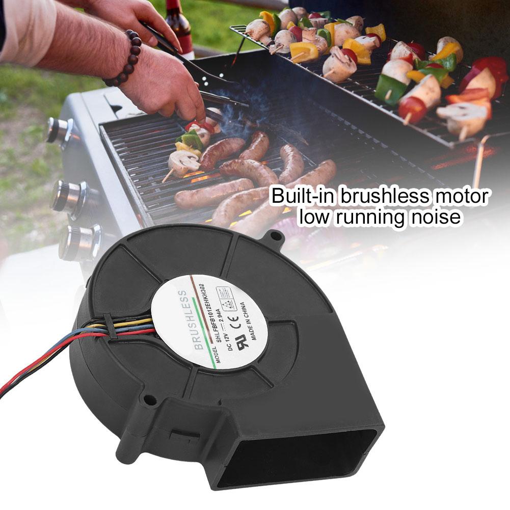 BBQ Fan Blower Heater Grille Exhaust Fan 12V1.2 1.... – Vicedeal