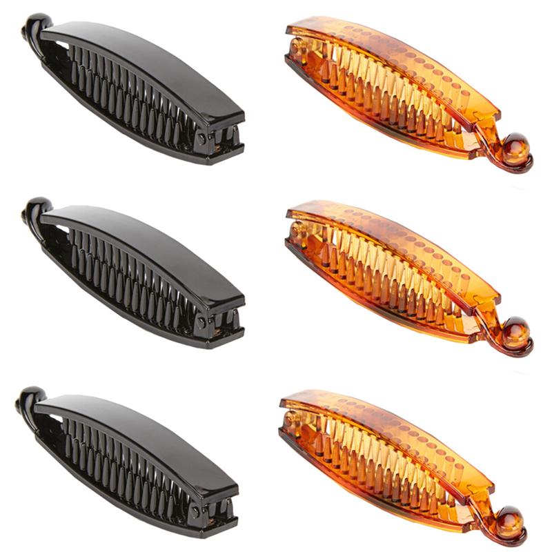 Uds pelo Clips gran Banana Clip Anti-Slip cola Ver... – Grandado