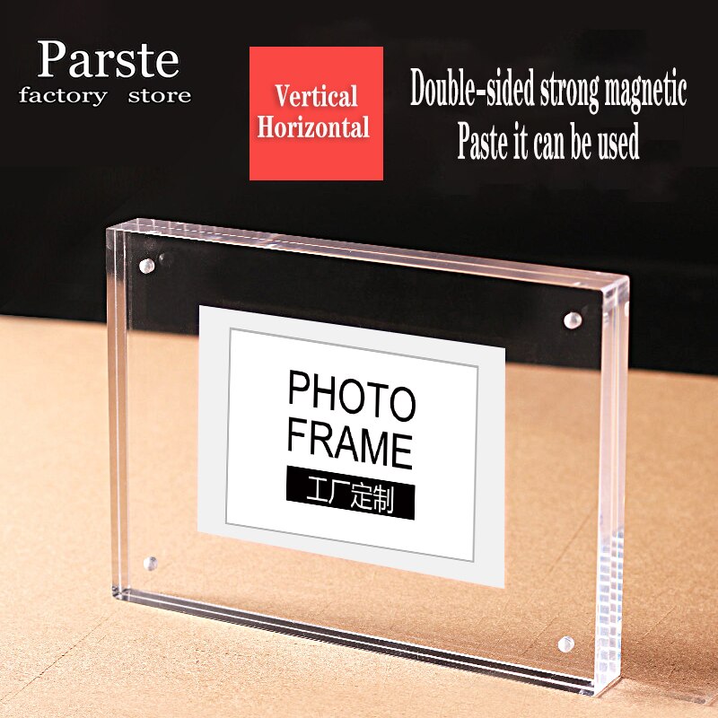 Magnetic Transparent Crystal Photo frames For Pict... – Grandado