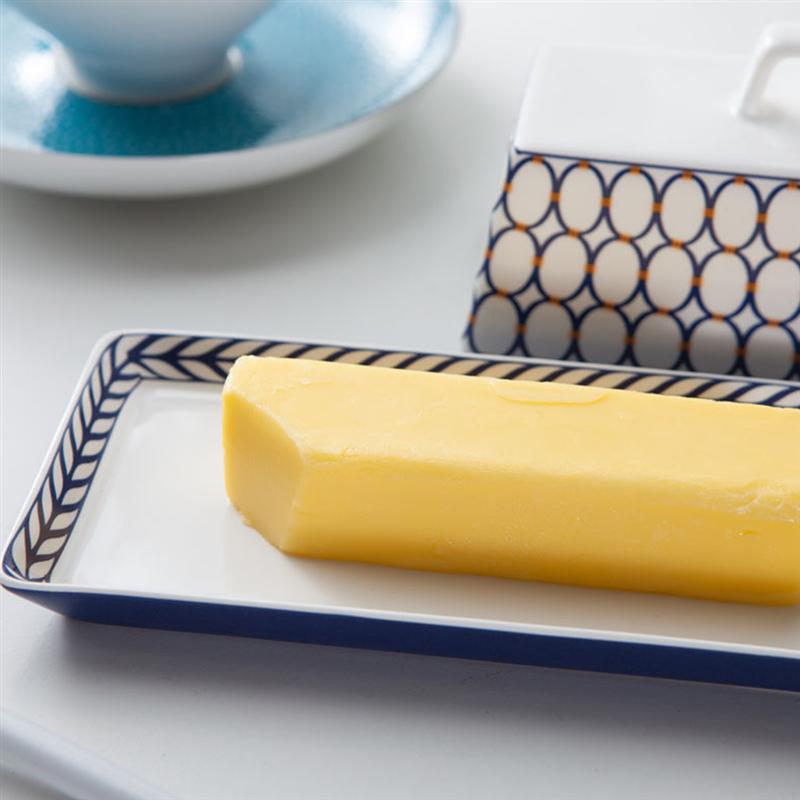 1Pc Butter Dish Butter Dish Porcelain Butter Plate... – Vicedeal