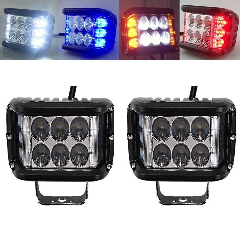 Side Shooter Dual Color Strobe Pod lights – Vicedeal